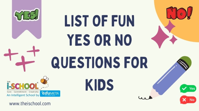 List Of Fun Yes Or No Questions For Kids - Top Play School In India