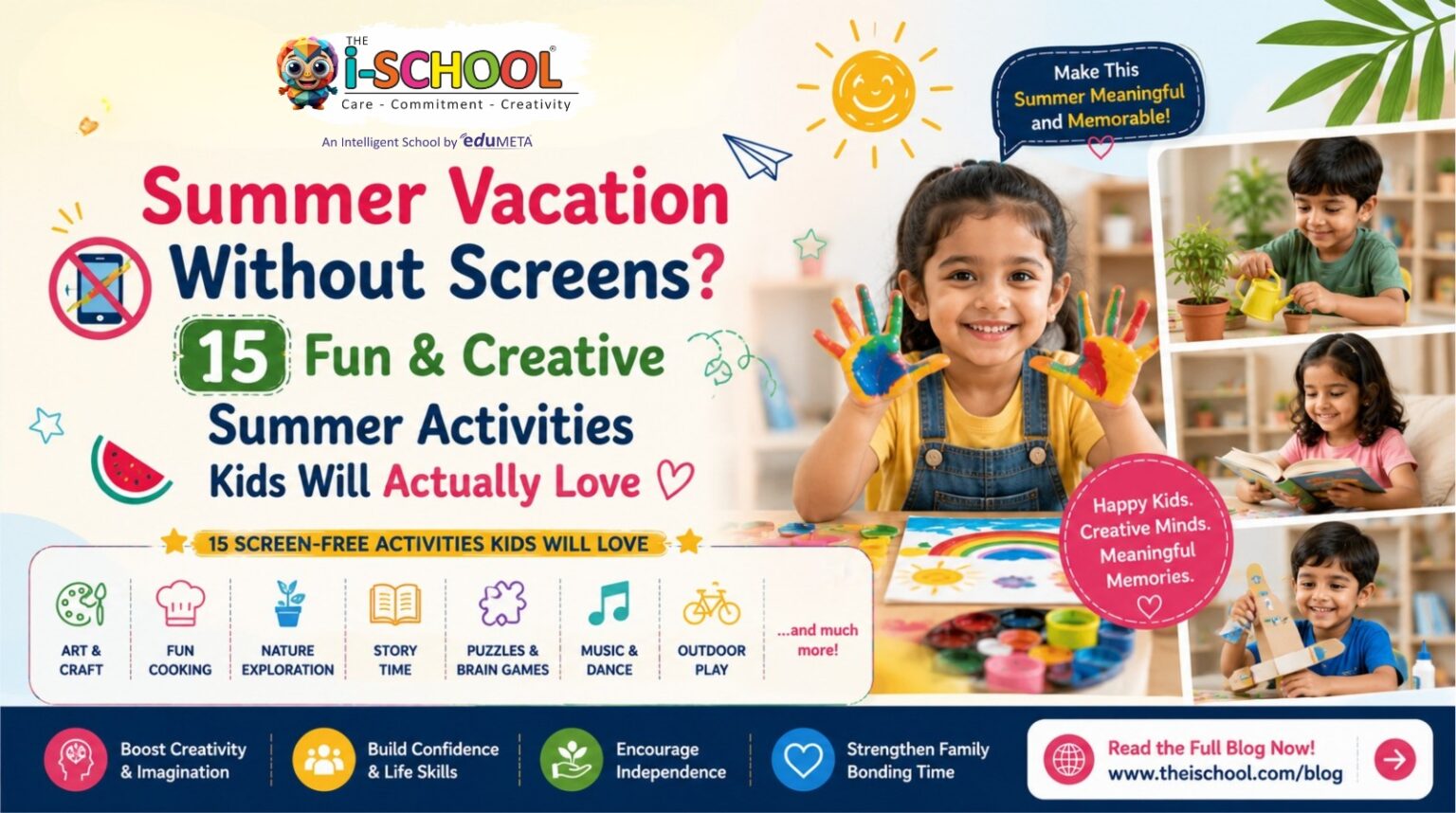 Summer Vacation Without Screens? 15 Fun & Creative Summer Activities ...